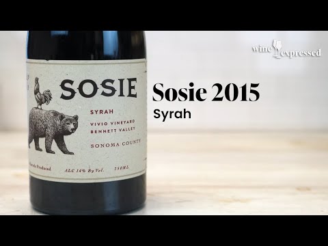 Sosie 2015 Syrah, Vivio Vineyard, Bennett Valley | Wine Expressed