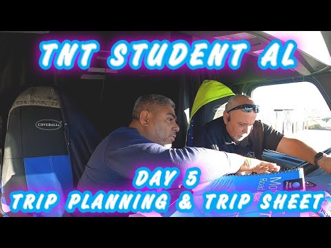 TNT Student AL | Day 5 | Trip Planning & Trip Sheet