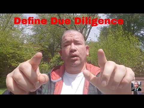 Define Due Diligence