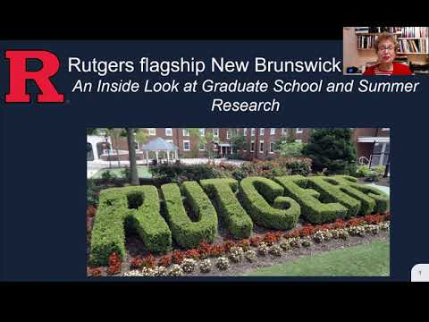 Rutgers University (for ABRCMS) - graduate and summer research opportunities
