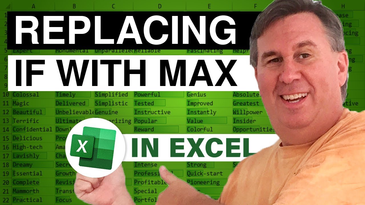 Mrexcels Learn Excel 348 Max Or If Mrexcel Message Board