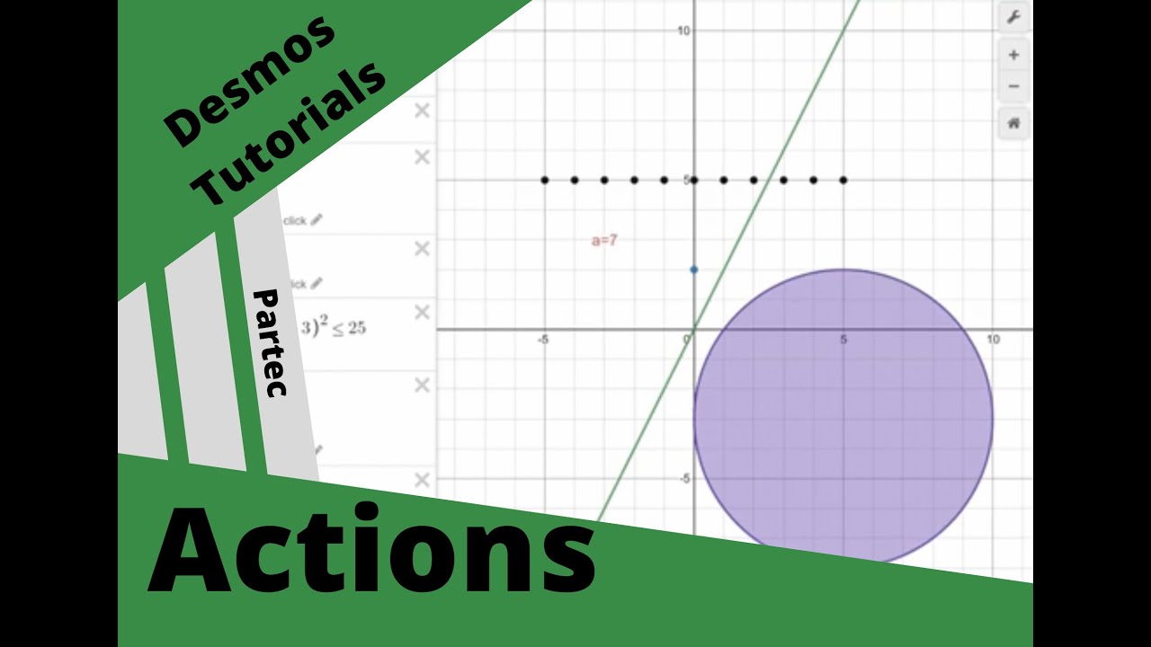 Desmos tutorials - Actions
