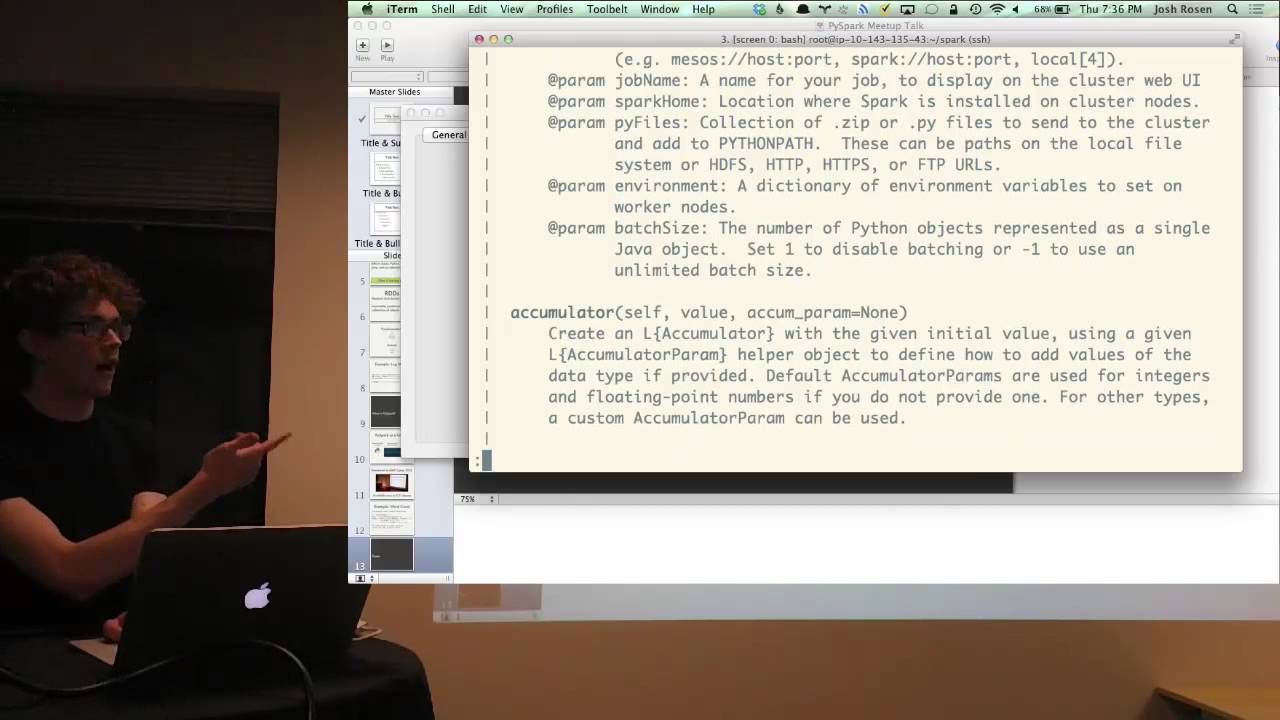PySpark: Python API for Spark
