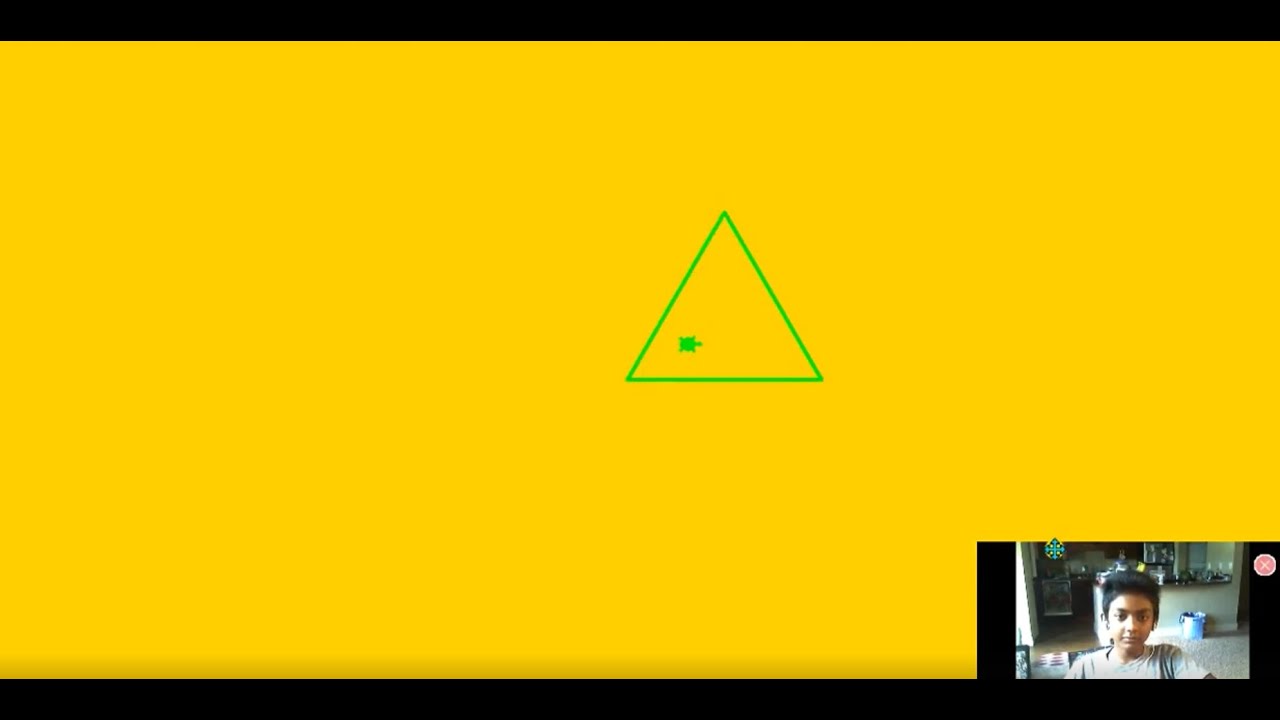 How draw Circle|Triangle in Python turtle|Kids turtle programming