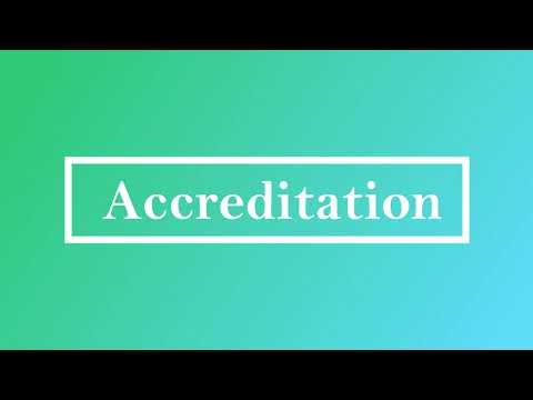 Accreditation Pronunciation Meaning and Example