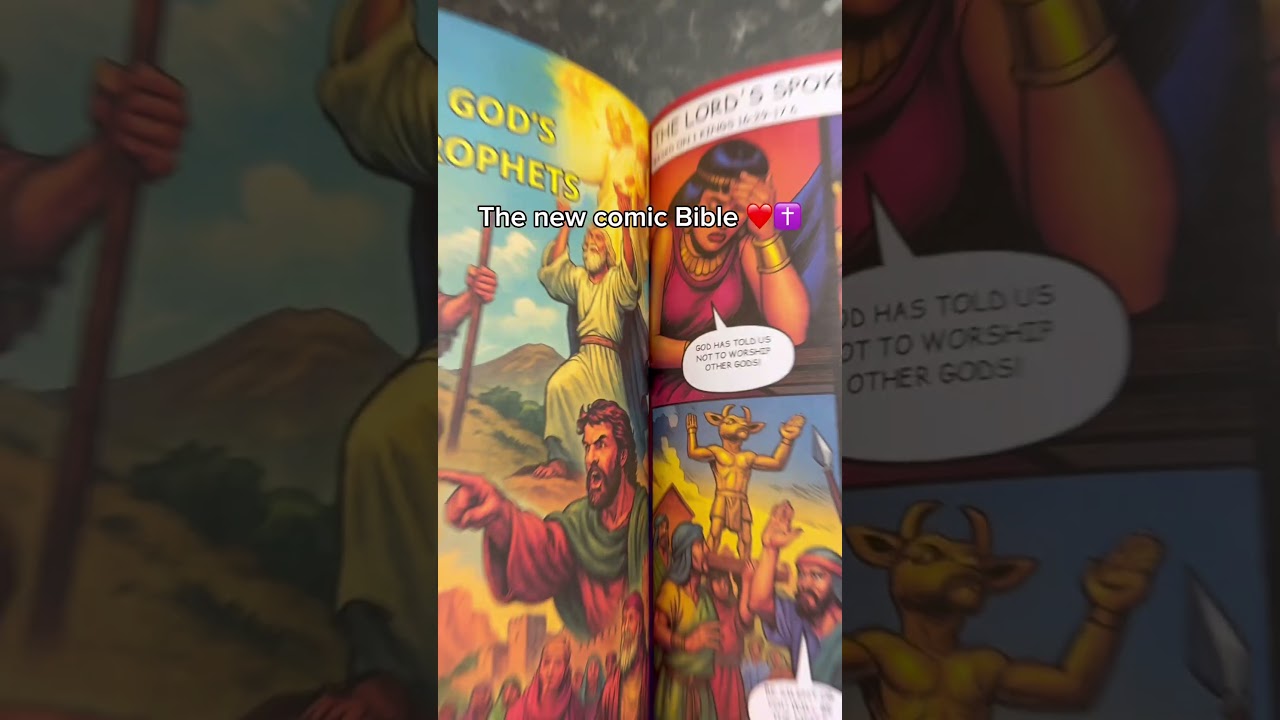 Would you get a copy of my comic bible? 🥹❤️#bible #christian #catholic #jesuschrist #jesus #comic
