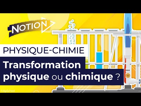 Transformation physique ou chimique ? Physique-chimie 3e