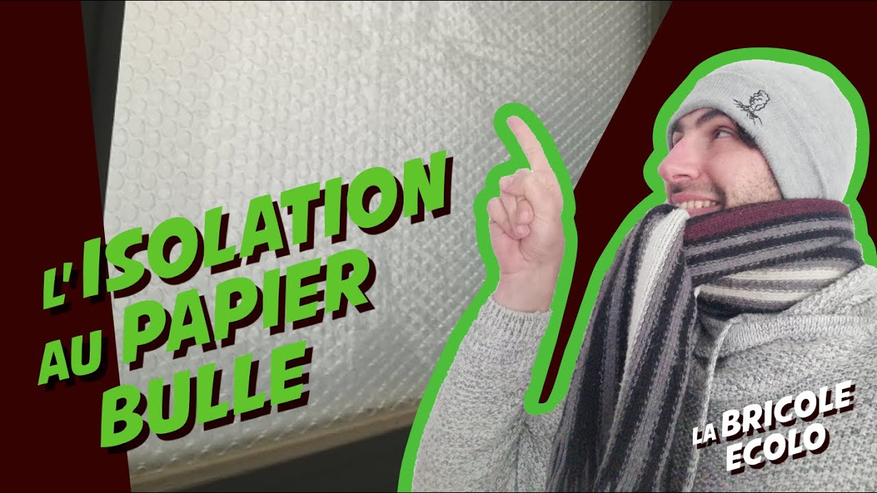 [TUTO ECOLO] : Isoler ses fenêtres avec du papier bulle de recup !