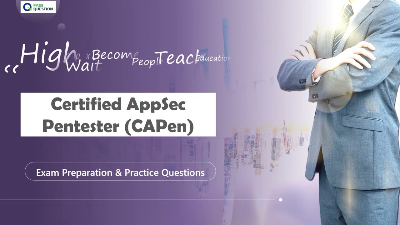 Certified AppSec Pentester (CAPen) Exam Prep | Practice Questions