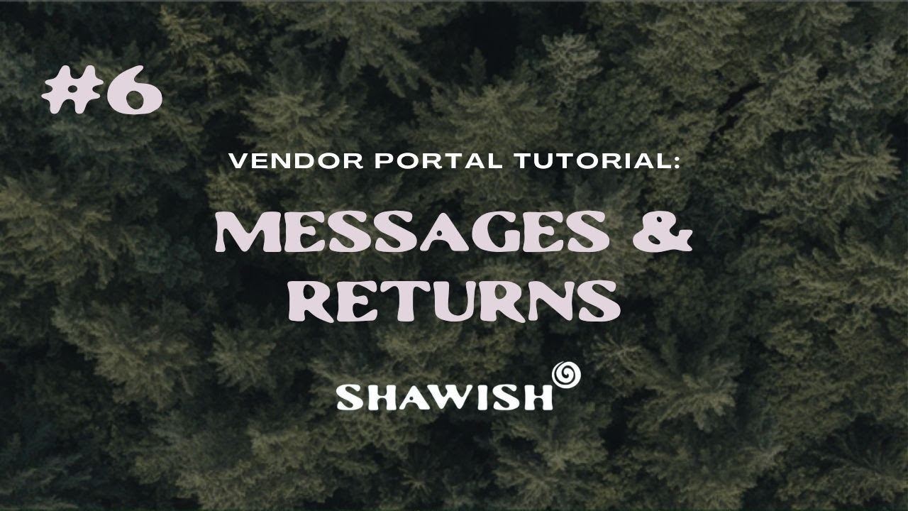 6. MESSAGES & RETURNS | Explore your Chat Box & Return Process