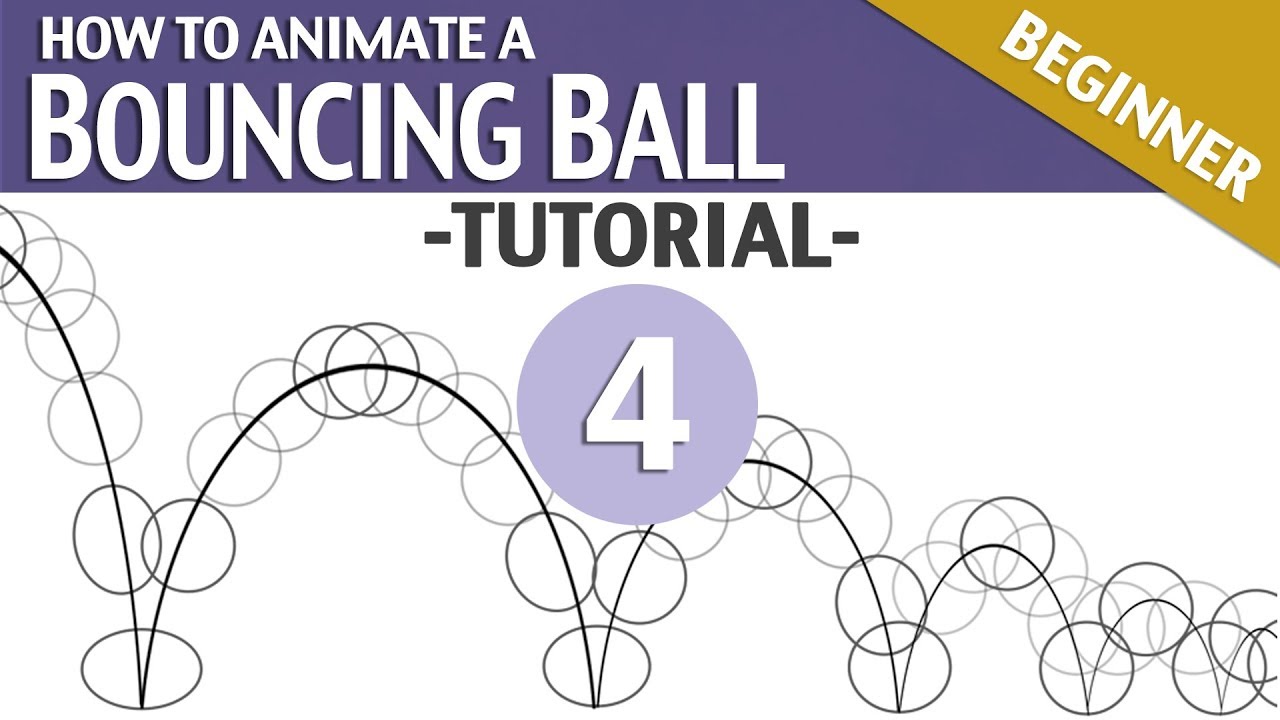 HOW TO ANIMATE A BOUNCING BALL ▶️▶️▶️ TUTORIAL #04 (Beginner level)