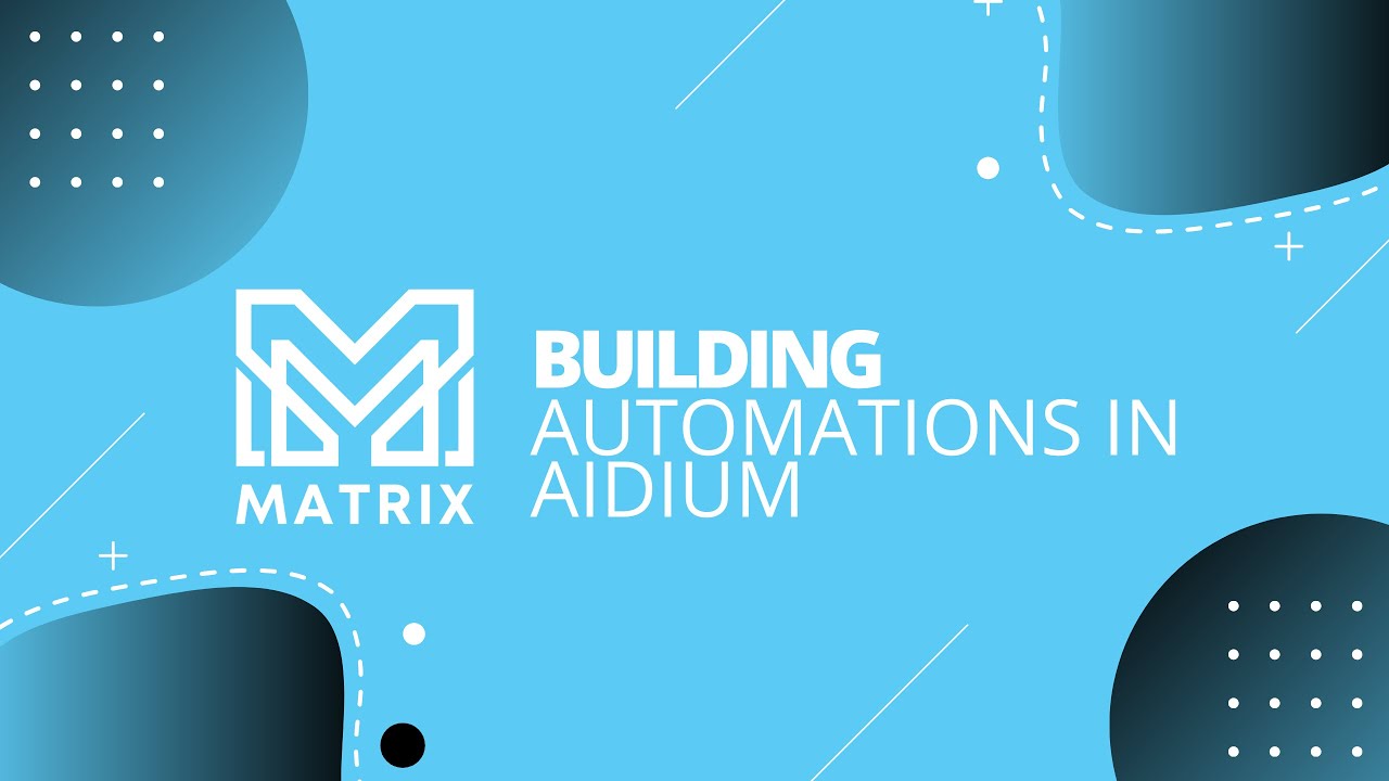 Building Automations in Aidium