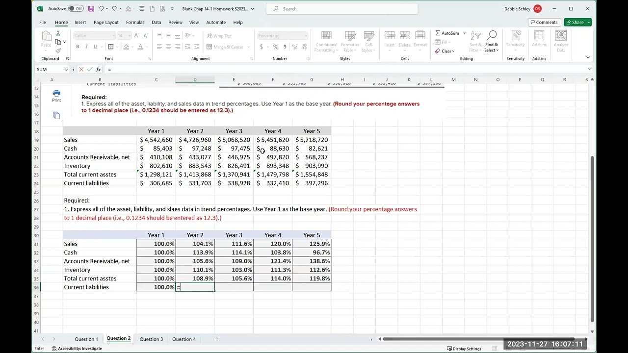 Homework Walkthrough Chapter 14-1