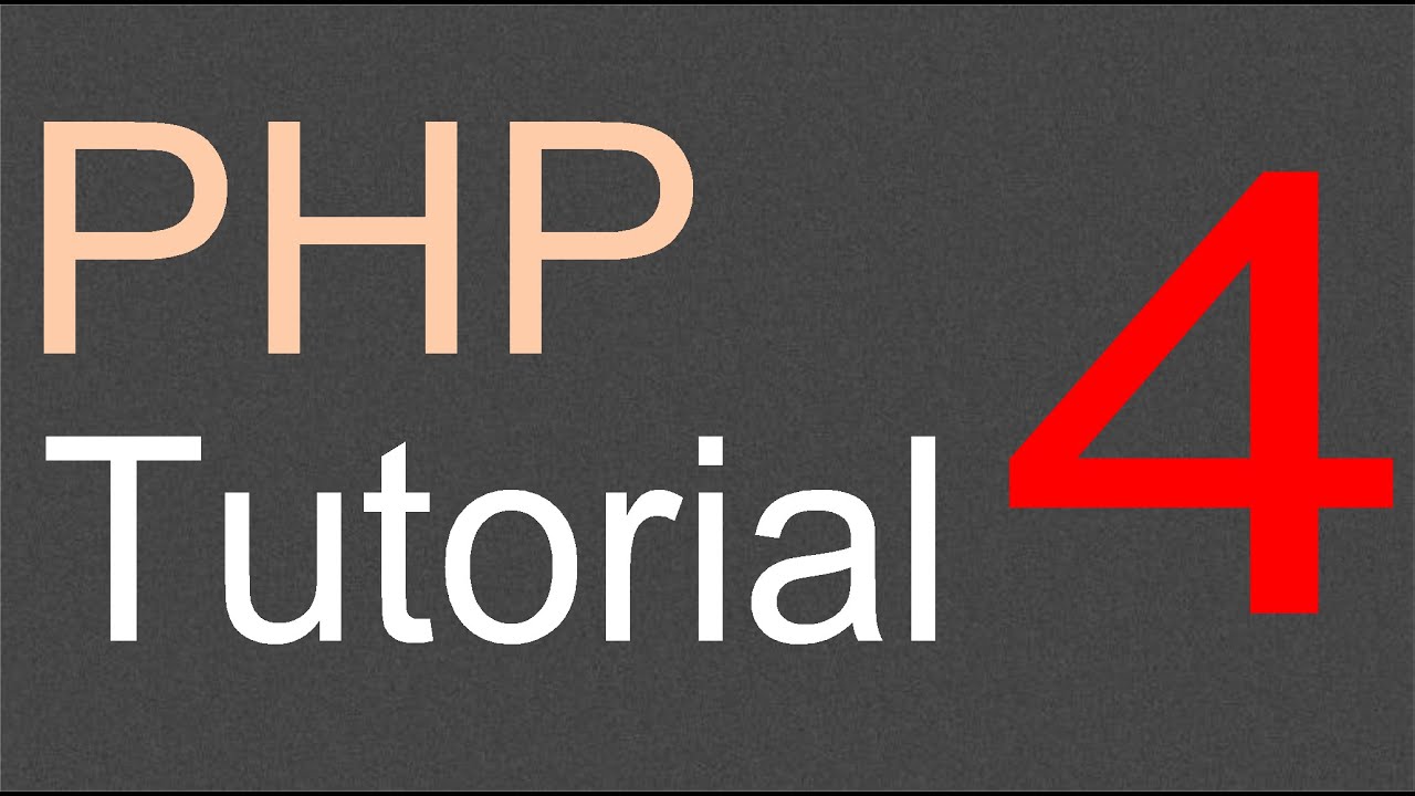 PHP Tutorial for Beginners - 04 - Variables