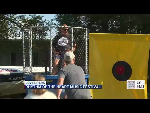 Getting down at the Rhythm of the Heart music festival