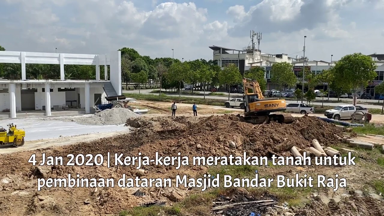 Sumbangan infaq diperlukan untuk menyiapkan pembinaan dataran Masjid Bandar Bukit Raja