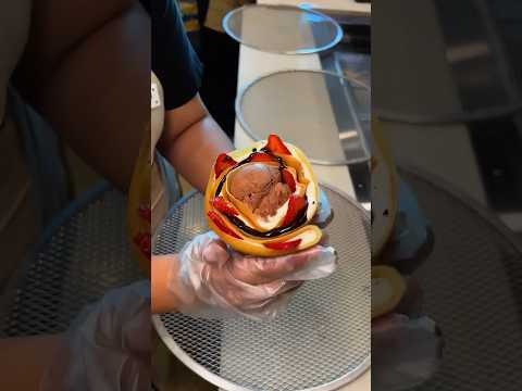 Ice Cream Crepe | 📍: What's Crepe | Food Network