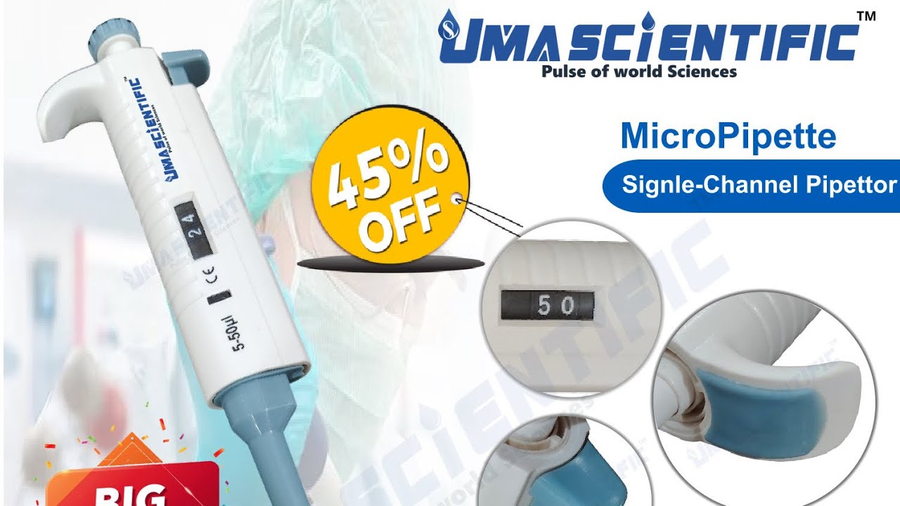 Buy Micropipette from Manufacturer in across India | Best Quality & Price | Uma Scientific #pipette 