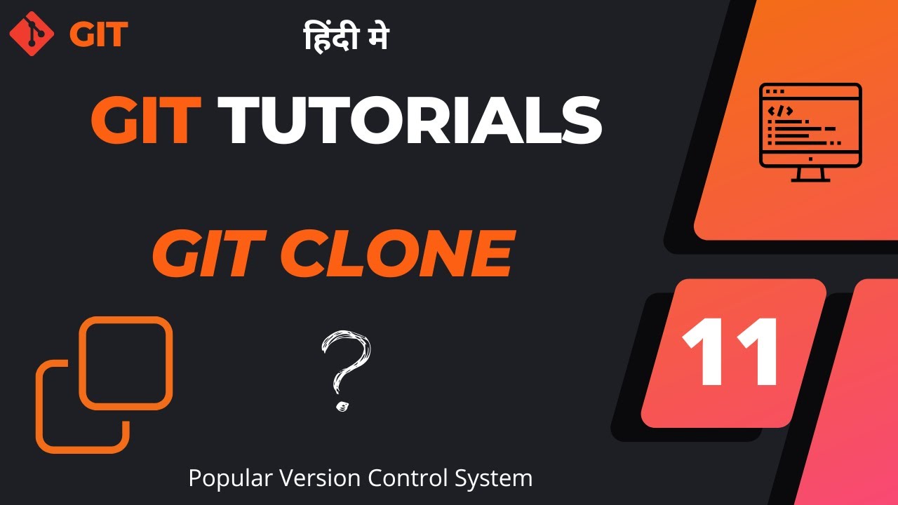 Git Clone | Clone Github Repository | Hindi | By Krishna Sonavane