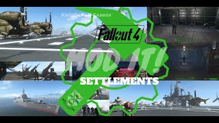 Fallout 4 - Building an Aircraft Carrier Settlement Live - USS Eden at ...