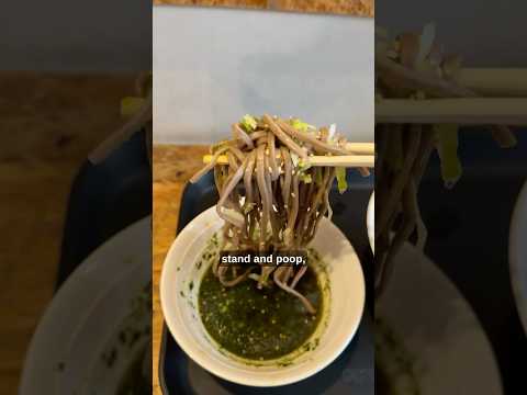 This noodle shop in Japan has nowhere to sit…
