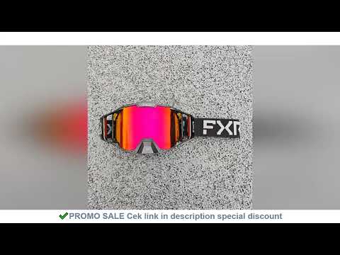FXR Motorcycle Glasses Motocross Safety HD Lenses Goggles Dirt Bike ATV Ski mtb Goggles MOTO Outdoor