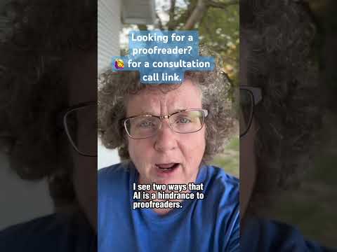 Will AI Help or Hinder Proofreaders? #proofreading #artificialintelligence #grammar #ytshortsvideo