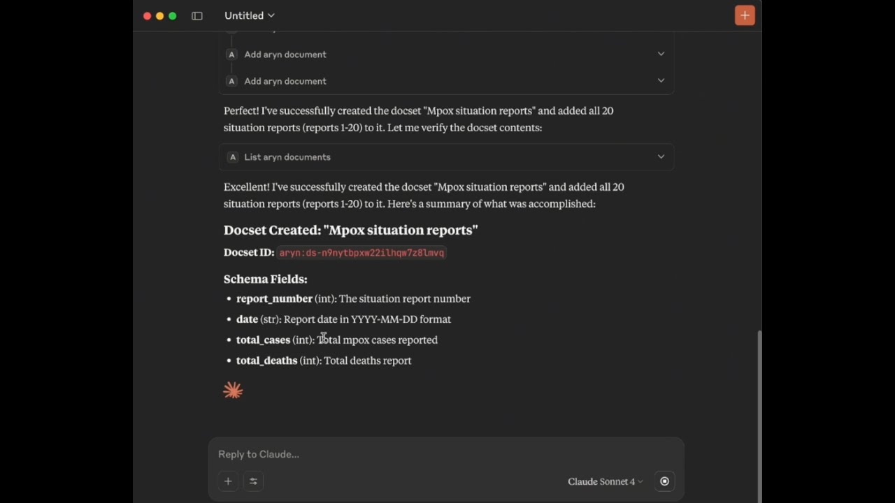 Introducing the Aryn MCP Server
