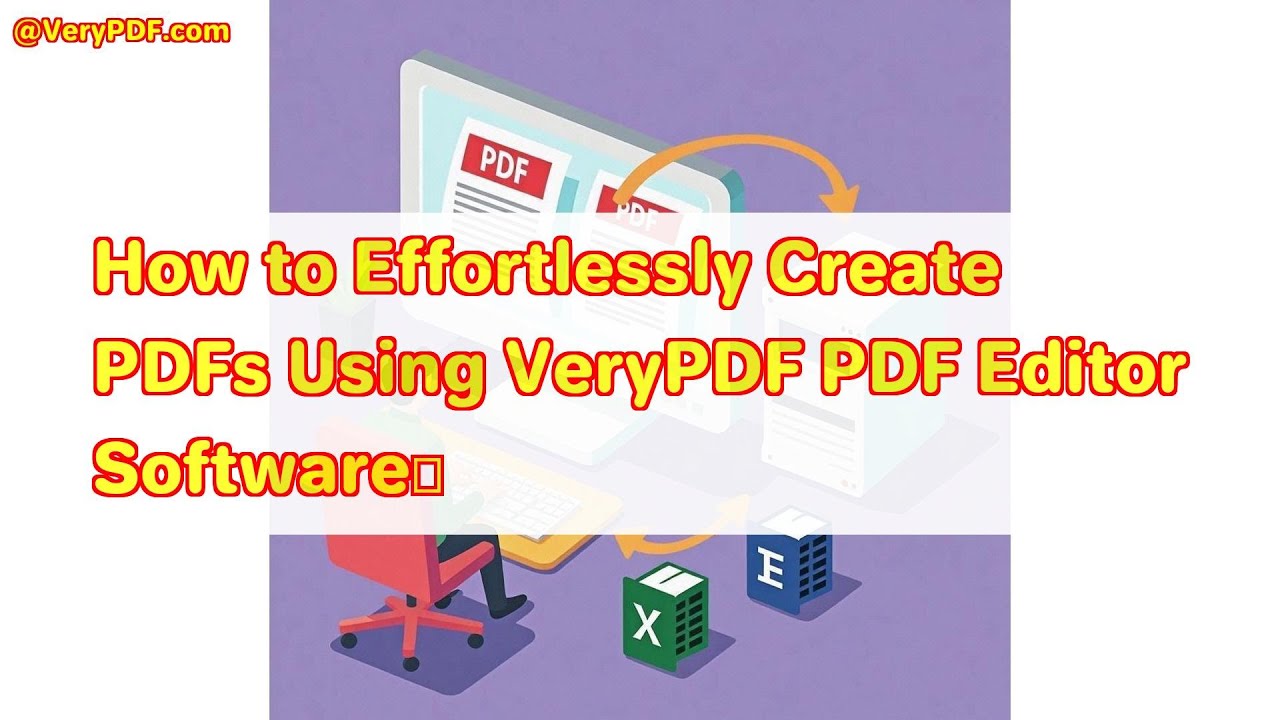 How to Effortlessly Create PDFs Using VeryPDF PDF Editor Software