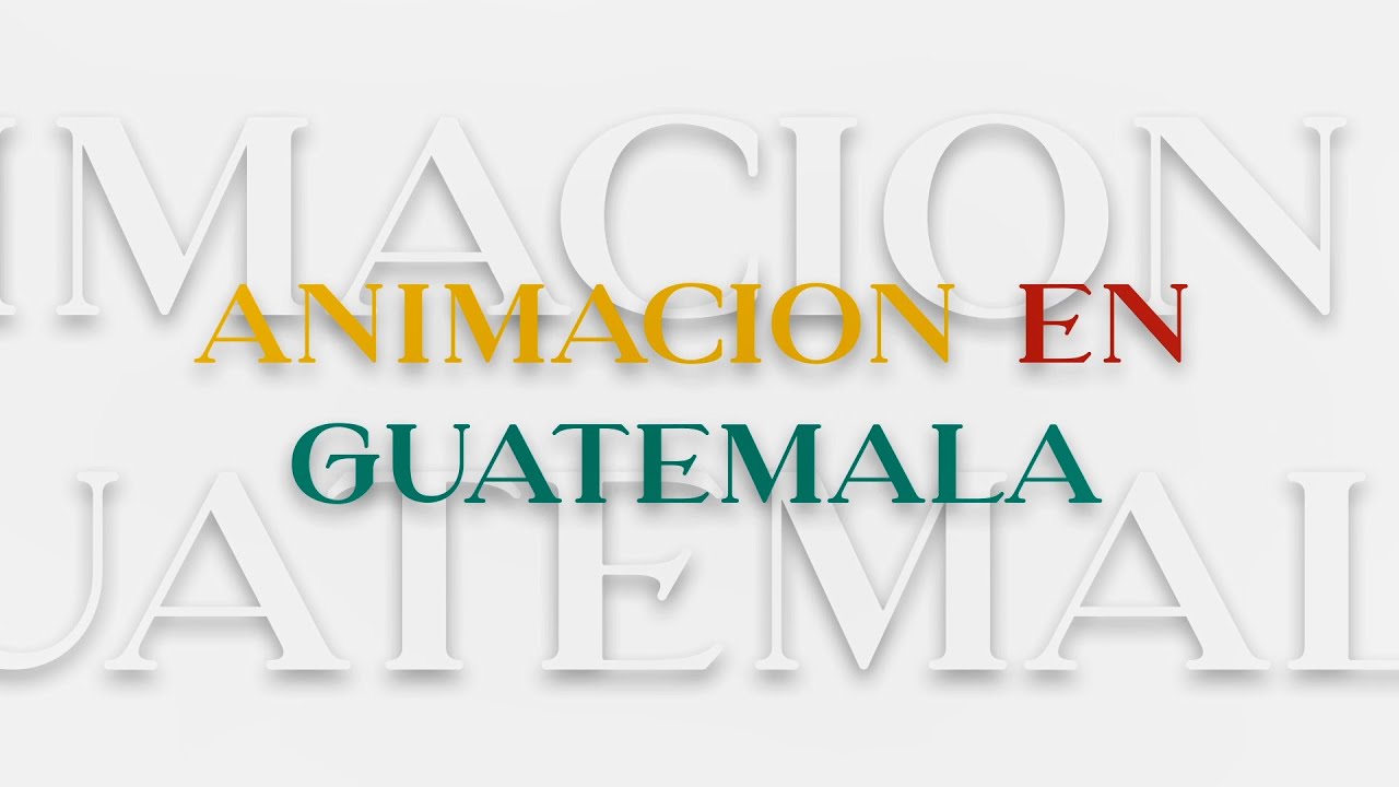 Línea de Tiempo ANIMACIÓN EN GUATEMALA