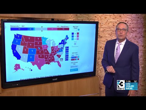 The race to 270 electoral votes