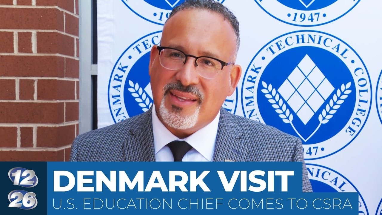 U.S. education secretary pays a visit to Denmark Technical College