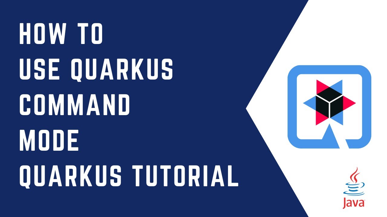 How to use Quarkus Command Mode | Quarkus Tutorial | QUARKUS | CloudNative | Java