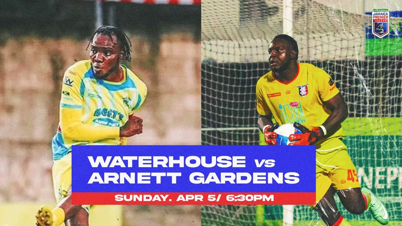 LIVE: Waterhouse F.C. vs Arnett Gardens F.C. | Jamaica Premier League | JPL TV