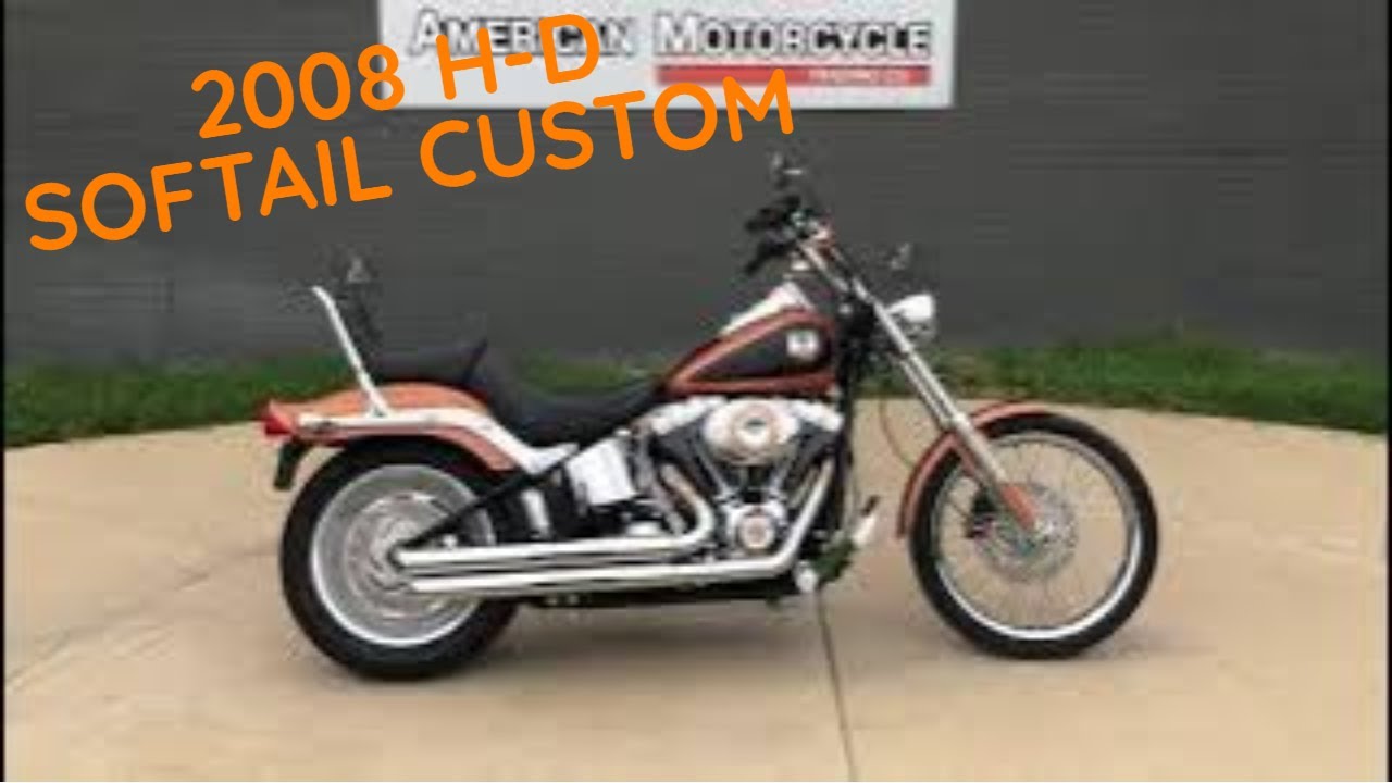 021693 2008 HARLEY-DAVIDSON SOFTAIL CUSTOM - FXSTC