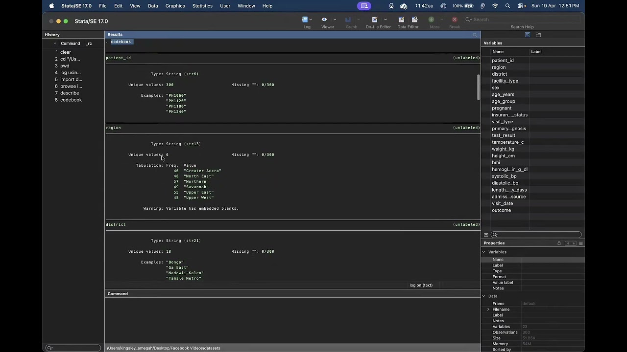 Exploratory Data Analysis with Stata   Part 1