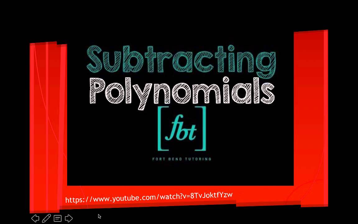 Evaluating Polynomials Narrated Powerpoint