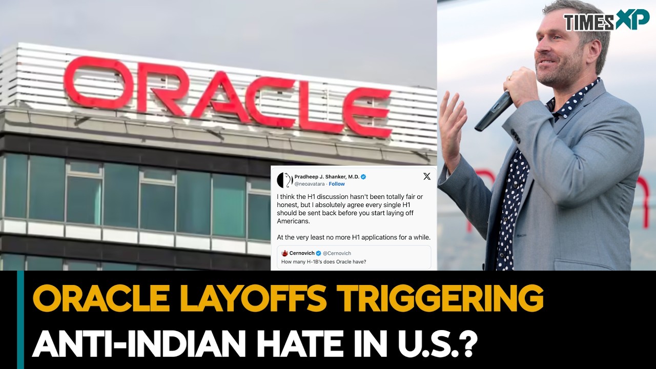 Oracle Layoffs Triggering Anti-Indian Hate In America?| Indians In The U.S.