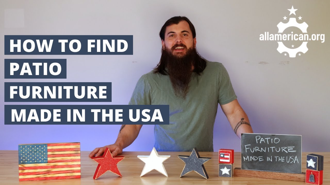 How to Find Patio Furniture Made in the USA (+ Great American Made Patio Furniture Brands!)