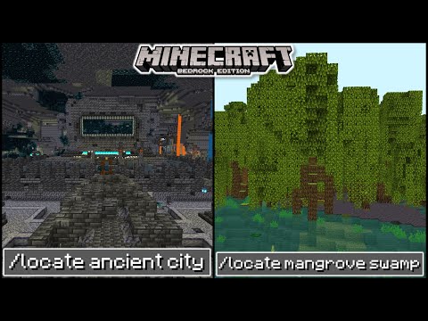 Minecraft Bedrock - How To Use The /locate Command (Mobile/Xbox/PS/Windows/Switch)