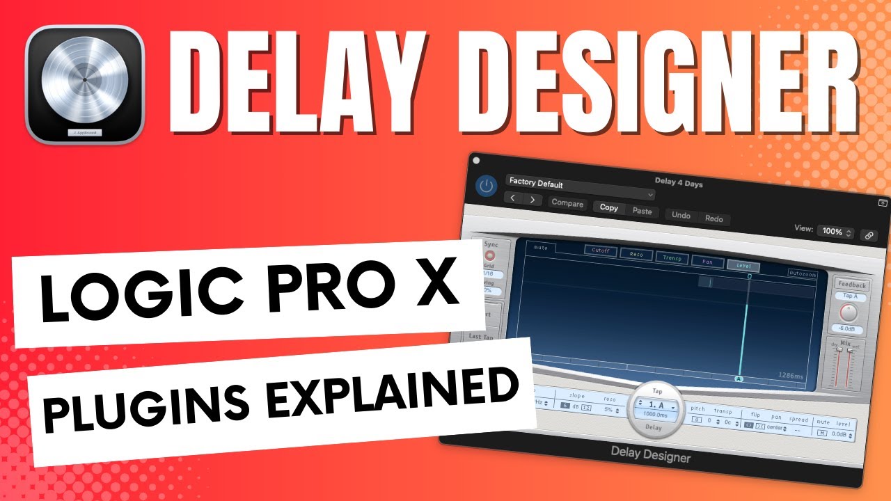Logic Pro X DELAY DESIGNER Explained (it's super powerful!)