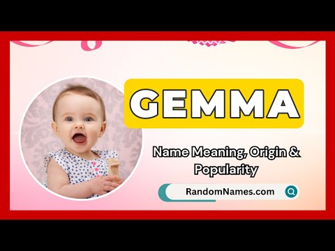 Gemma - Baby Girl Name Meaning, Origin & Popularity - RandomNames.com