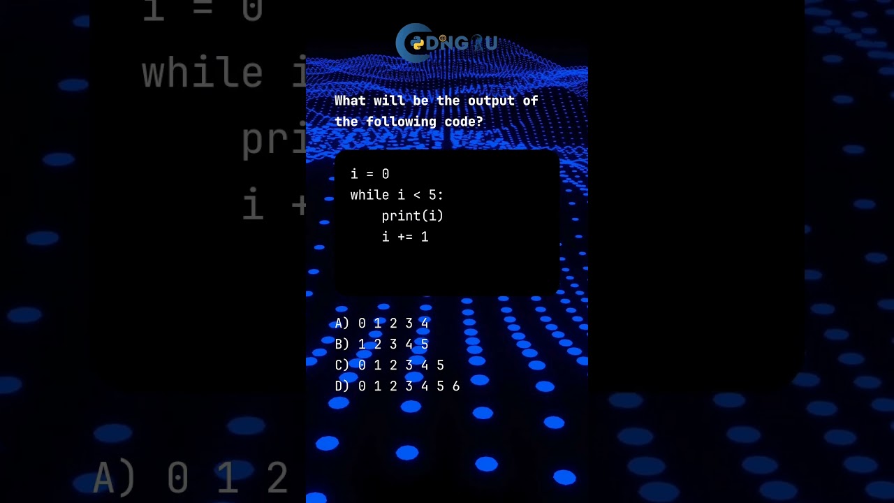 Python MCQ: Using while Loops #python #pythonMCQ #pythoncoding #coder