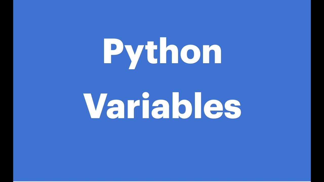 Python Tutorial - 3 : Variables in Python | How to declare a variable in Python