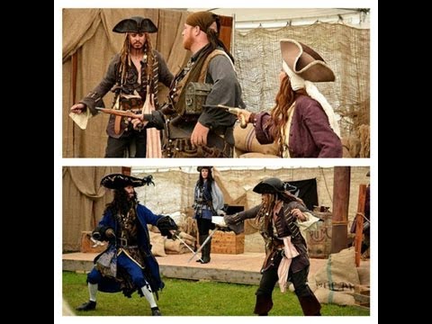 Captain Jack Sparrow and the pirates invade the Alaska State Fair. Part 2. 'HOOK VS. SPARROW'!