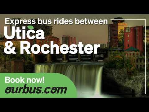 Now offering express bus trips between Utica & Rochester!
