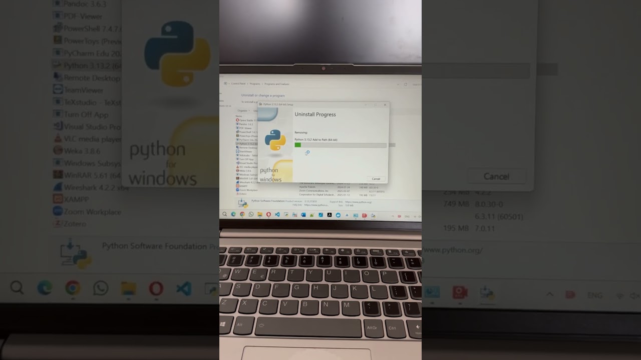 0x80070643 - Fatar Error During Installation - Unintall Python