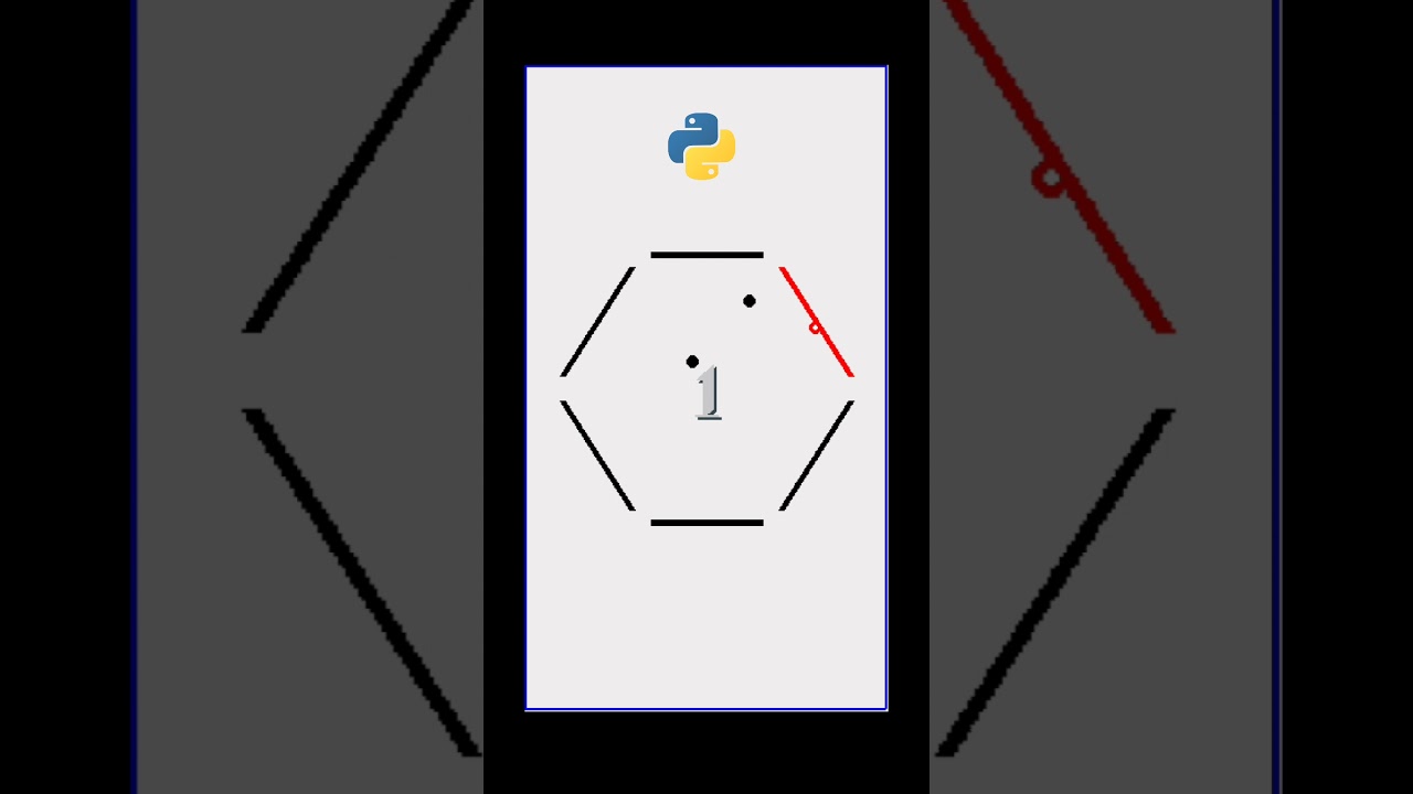 Hex Dash - game development with python and pygame | #shorts #ytshorts #youtubeshorts