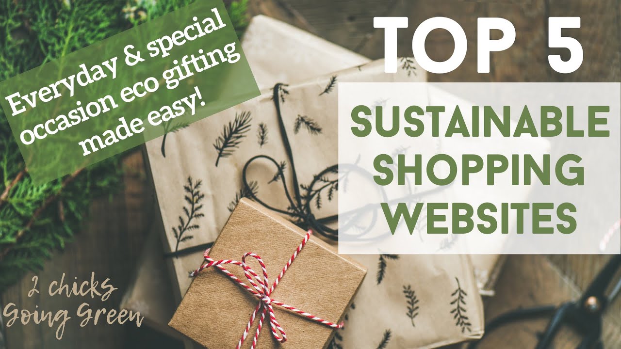 Best Websites for ECO-FRIENDLY SHOPPING | Sustainable products & ethical gifts for any occasion!