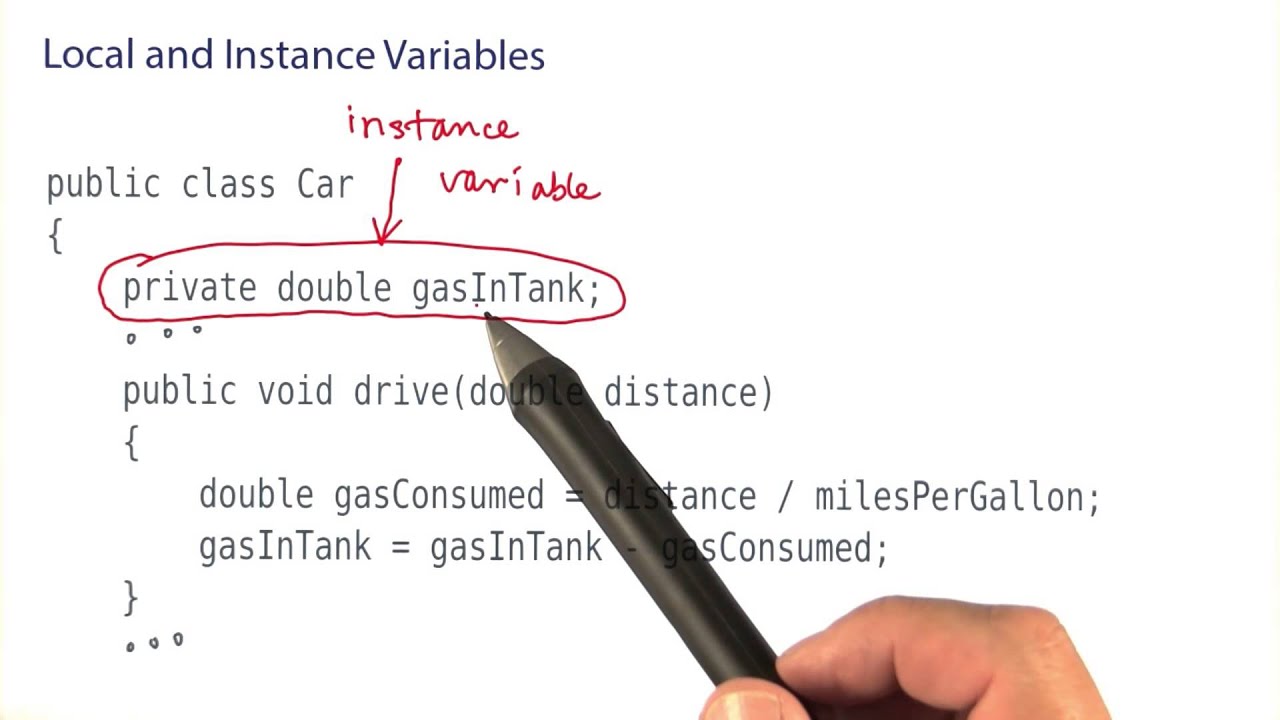 Local and Instance Variables, Part 1 - Intro to Java Programming